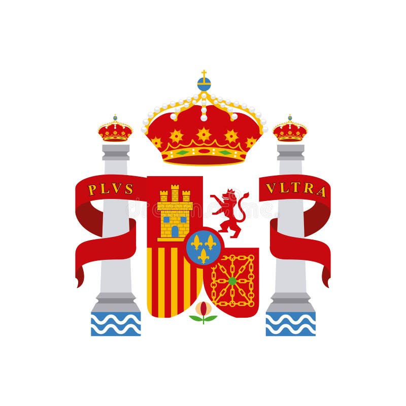 Shield Classic Icon of Spanish Culture Stock Vector - Illustration of ...