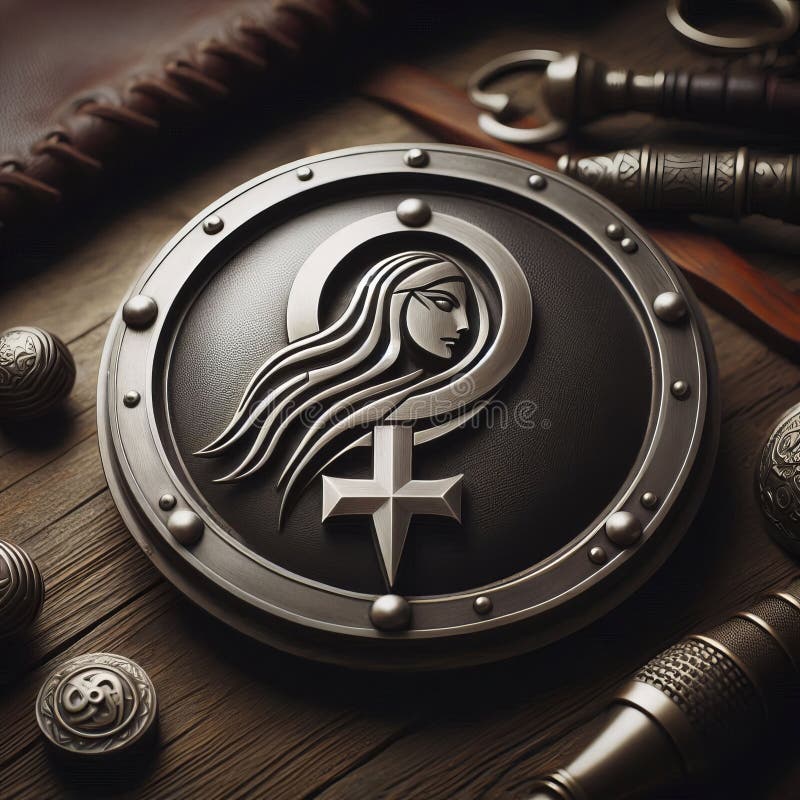 Shield of Courage a Shield with a Female Symbol Representing Pro Stock ...