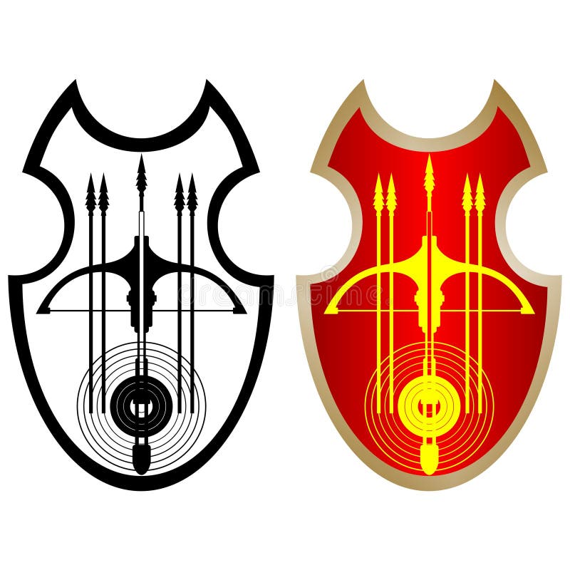 Image of crossbow weapon stock illustration. Illustration of toon ...