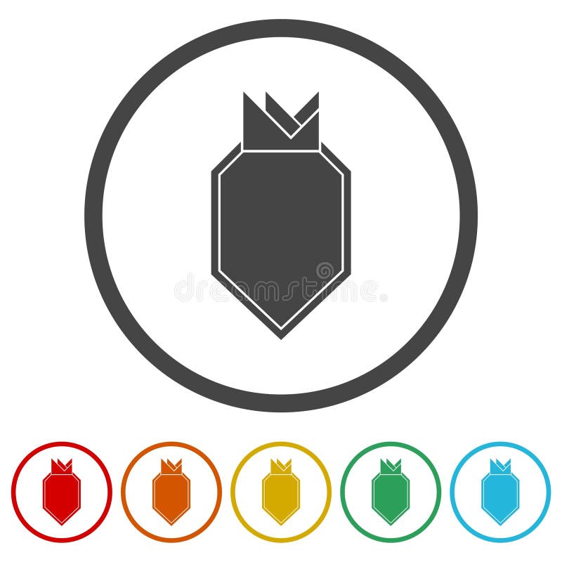 Shield with Crown Icon. Set Icons in Color Circle Buttons Stock Vector ... Shield with Crown Icon. Set Icons in Color Circle Buttons Stock Vector ...