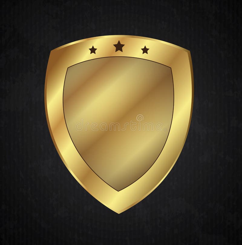 Bling shield stock vector. Illustration of label, medal - 17375868