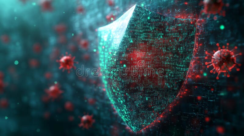 A Shield of Digital Code Safeguards the Computer from Potential Threats ...