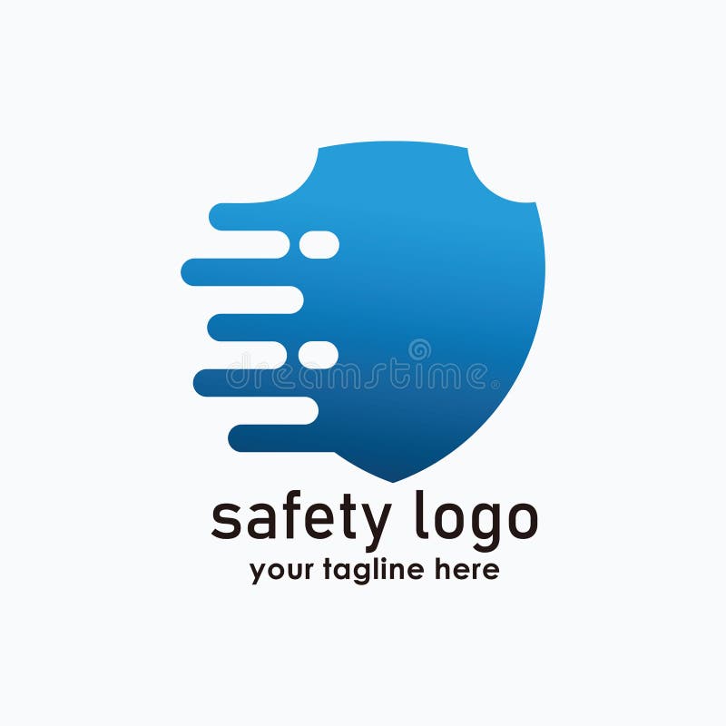 Shield and Digital Logo Concept, Technology Icon Logos, Safety Logos ...