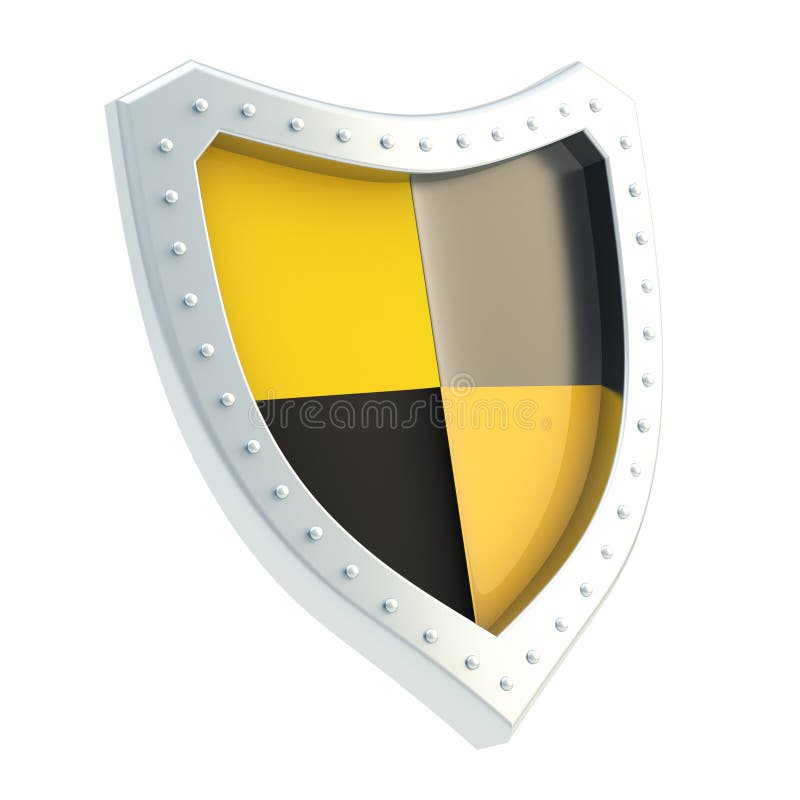 Set Of Four Shield Heraldry Compositions Stock Vector - Illustration of ...