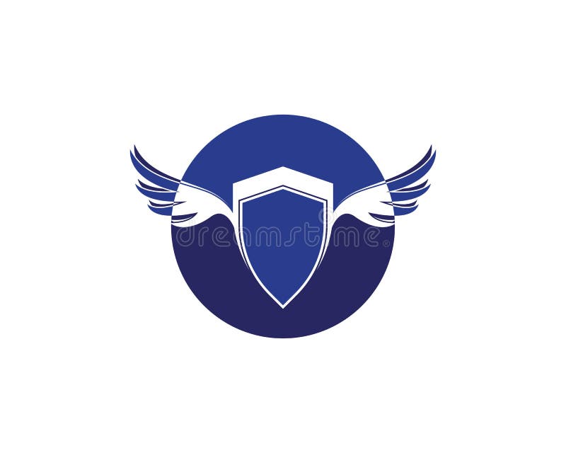 Shield Falcon Wings Logo Vector Stock Vector - Illustration of hawk ...