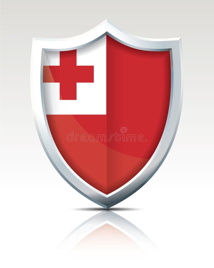 Tongan Flag Shield Stock Illustrations – 11 Tongan Flag Shield Stock ...
