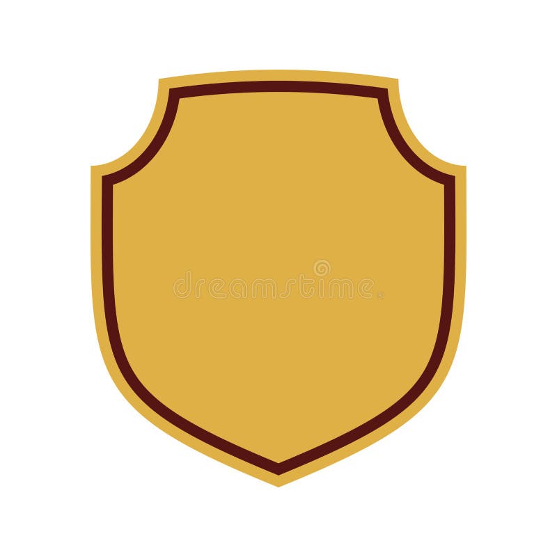 Shield flat icon emblem stock vector. Illustration of backdrop - 92027464