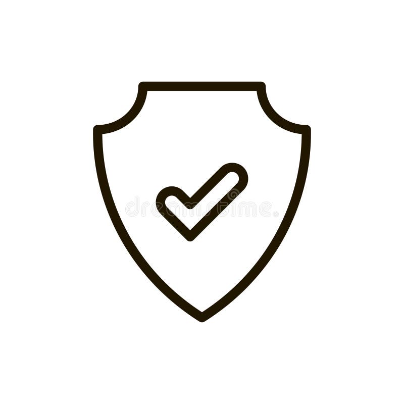 Shield flat icon stock vector. Illustration of defence - 102698009