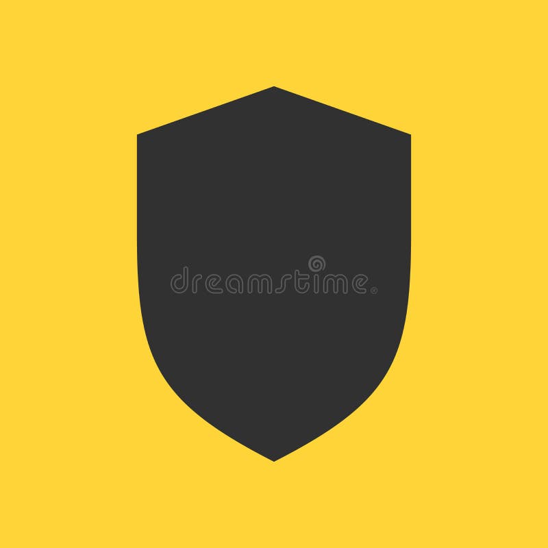 Yellow Shield Safe and Secured Logo Icon Design Template, Privacy ...