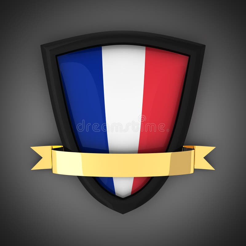 Shield of France stock illustration. Illustration of shape - 20393029