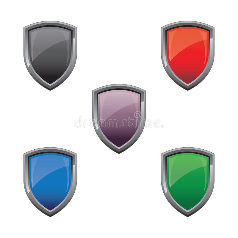 Shield Glossy stock illustration. Illustration of design - 30910515