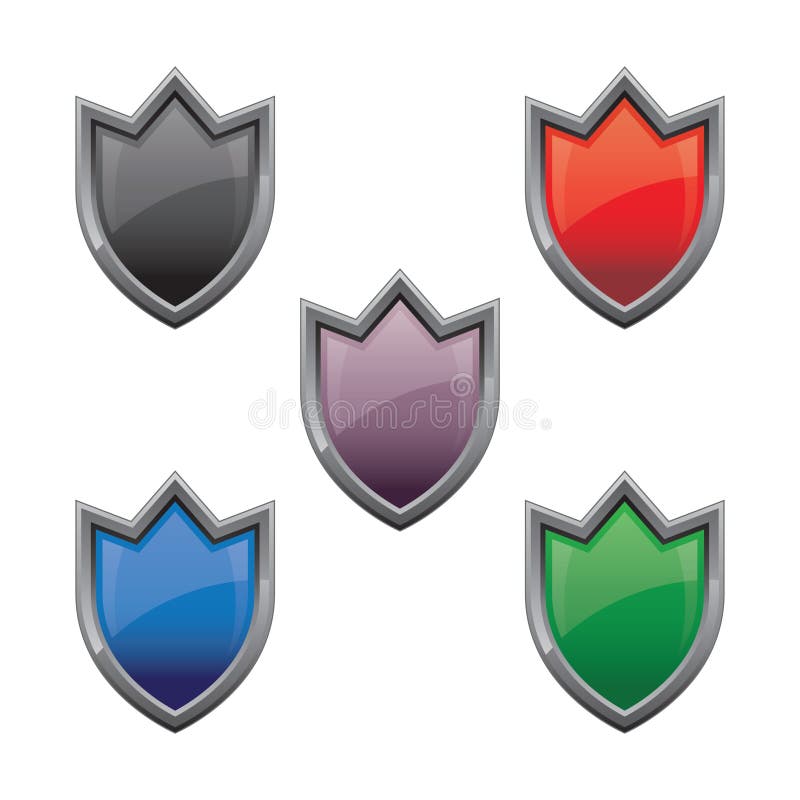 Shield Glossy stock illustration. Illustration of advertisement - 30910537