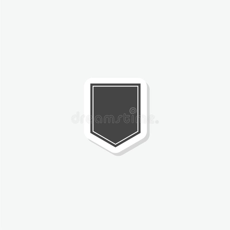 Shield Graphic Hero Icon, Isolated Comic Shape Concept Symbol, Vector ...