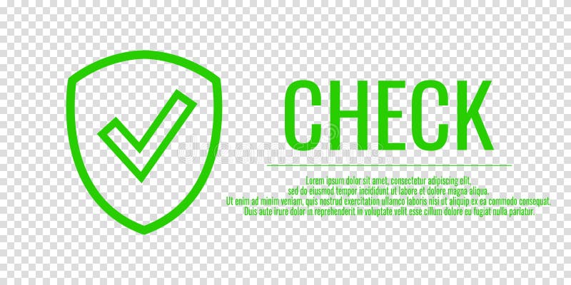 Shield Green Icon with Check Mark. Data Protection Concept. Verified ...