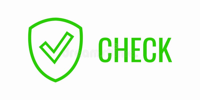 Shield Green Icon with Check Mark. Data Protection Concept. Verified ...