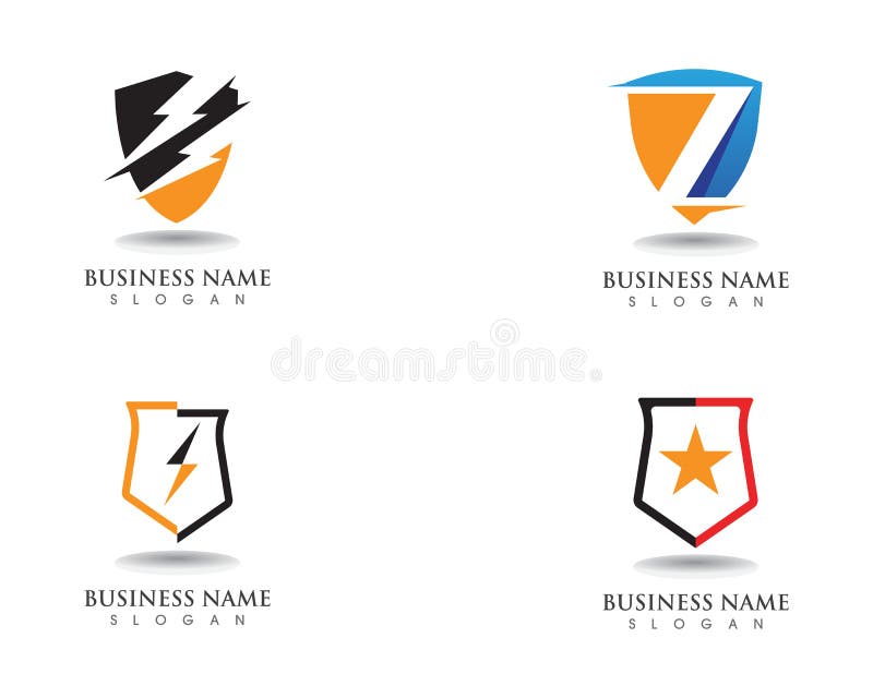 Shield Guard Logo Design Vector Shield Stock Vector - Illustration of ...