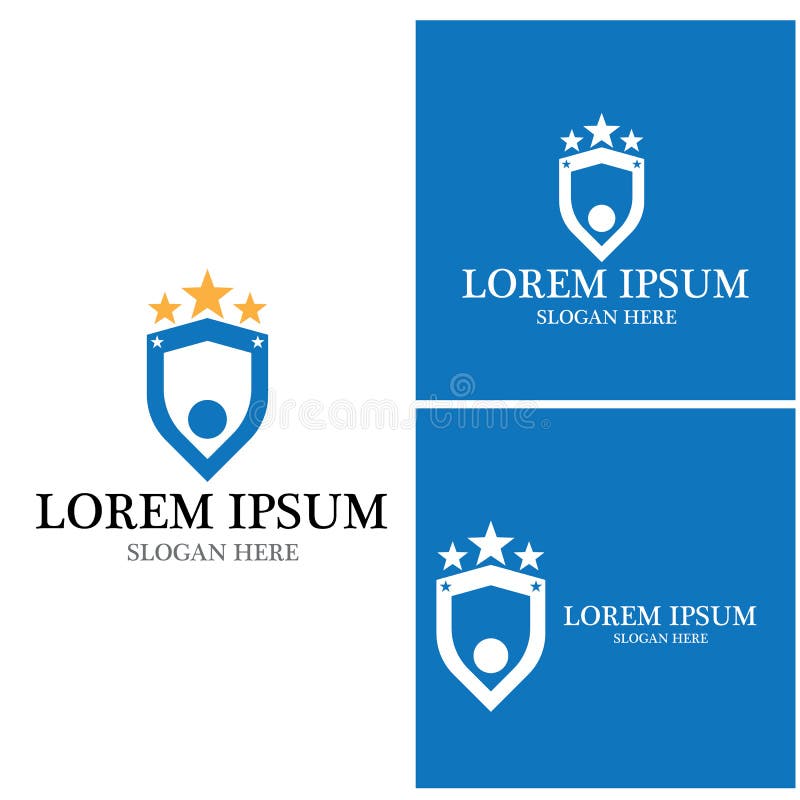 Shield Guard Protection Logo Vector Template Stock Illustration ...