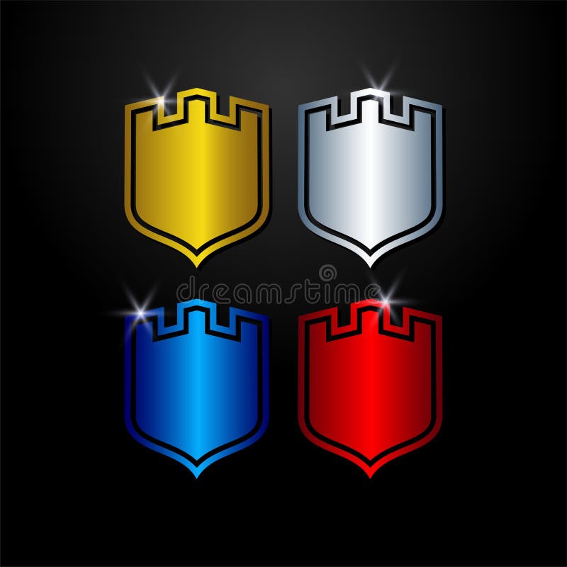 Shield Guard Vector. Protection and Safety Symbol Stock Vector ...