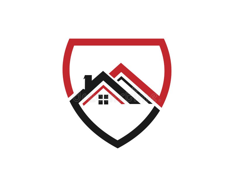 Shield House Logo Design Vector Stock Vector - Illustration of brand ...