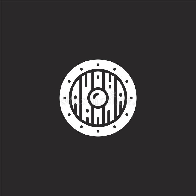 Shield Icon. Filled Shield Icon for Website Design and Mobile, App ...