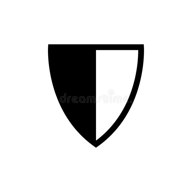 Shield Icon Flat Vector Template Design Trendy Stock Vector ...