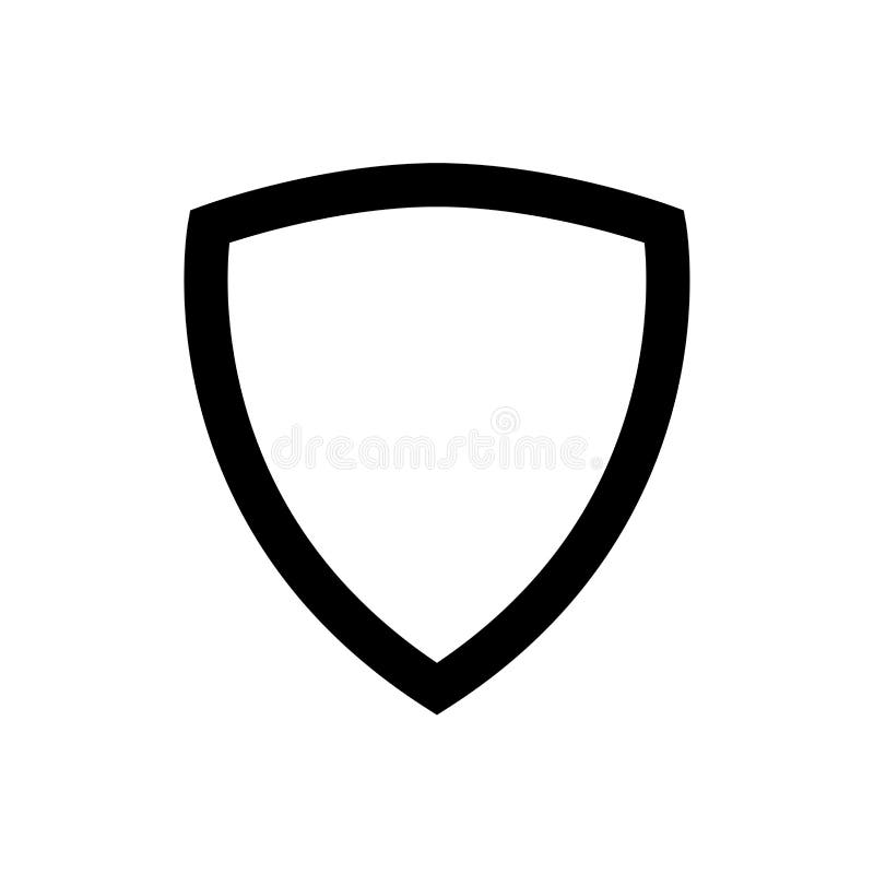Shield Icon Flat Vector Template Design Trendy Stock Vector ...