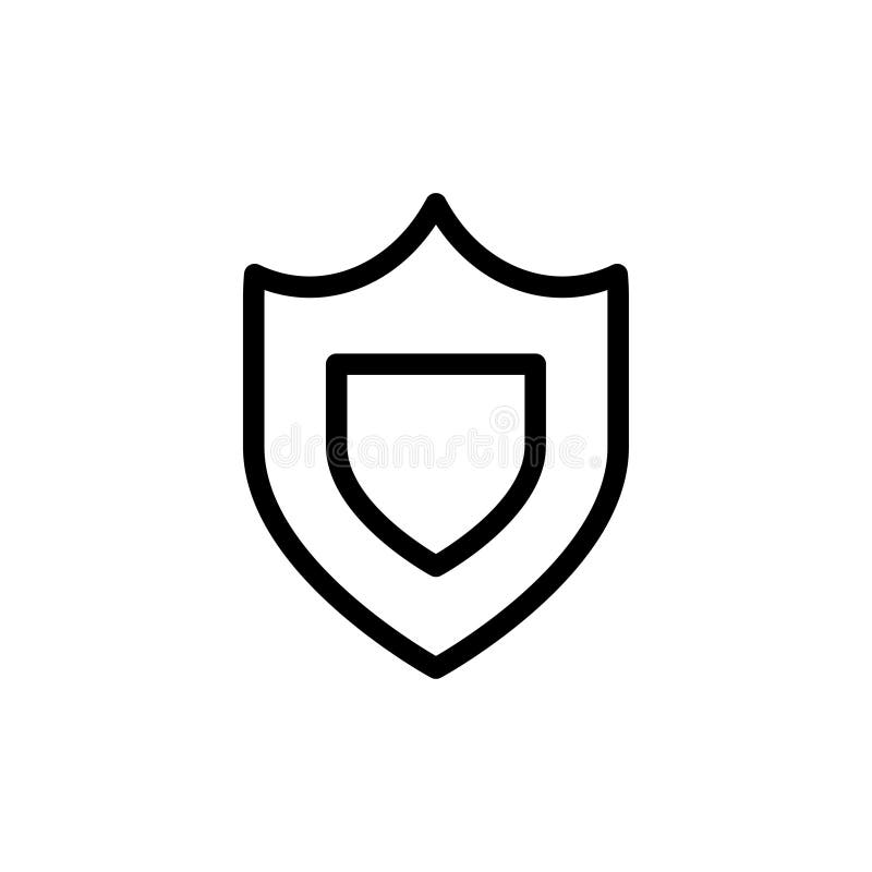 Shield Icon Flat Vector Template Design Trendy Stock Vector ...