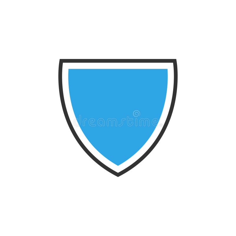 Shield Icon Graphic Design Template Vector Stock Vector - Illustration ...