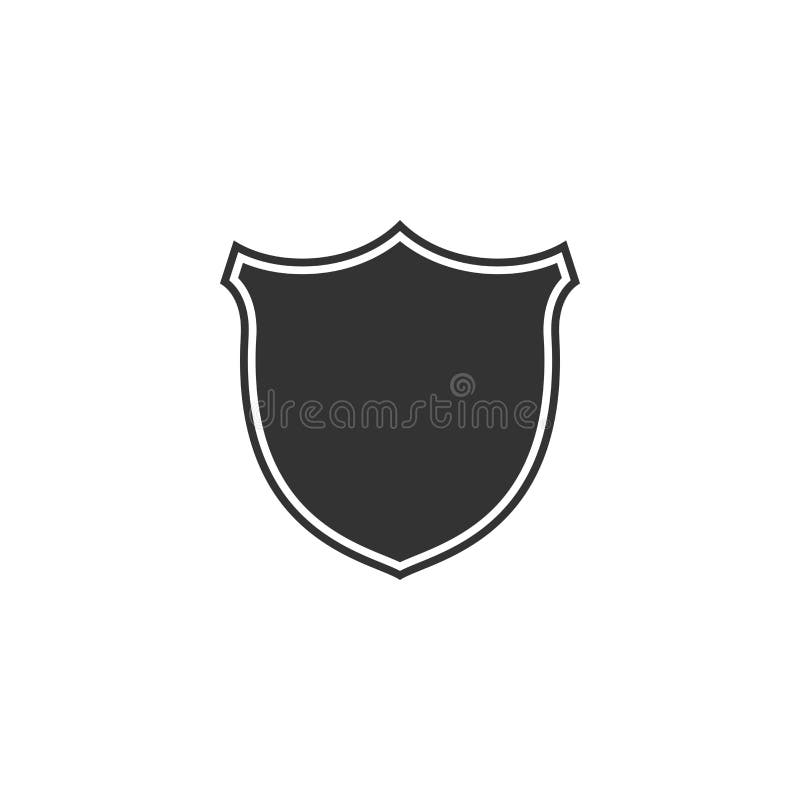 Shield Icon Isolated. Guard Sign Stock Vector - Illustration of emblem ...