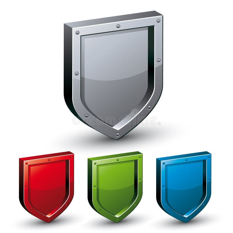 Shield icon. stock vector. Illustration of company, collection - 42986187