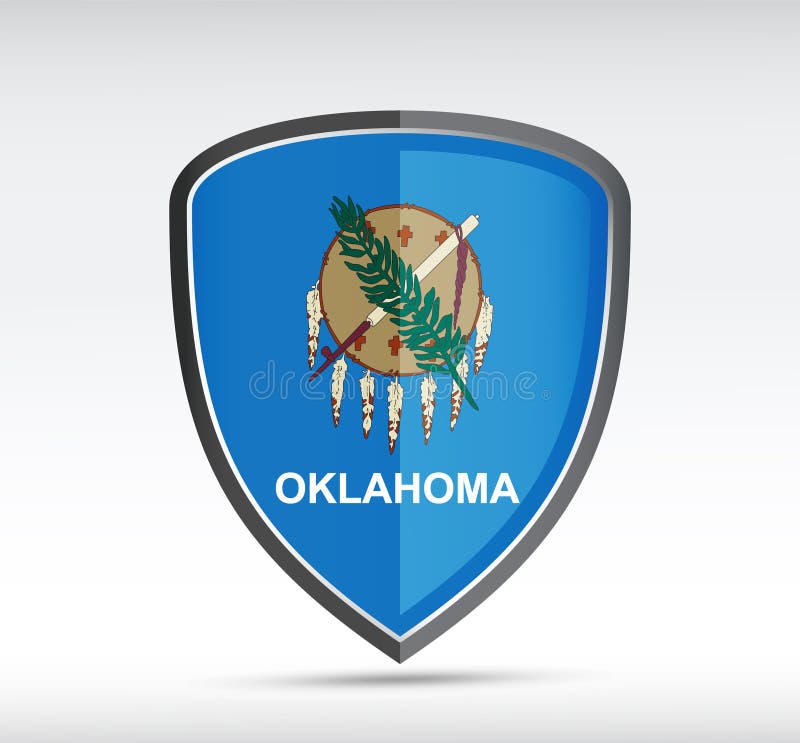 Oklahoma Shield Stock Illustrations – 243 Oklahoma Shield Stock ...