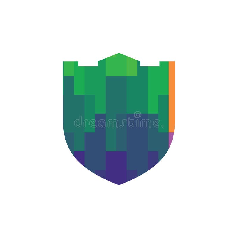 Colorful shield vector. stock vector. Illustration of collection ...