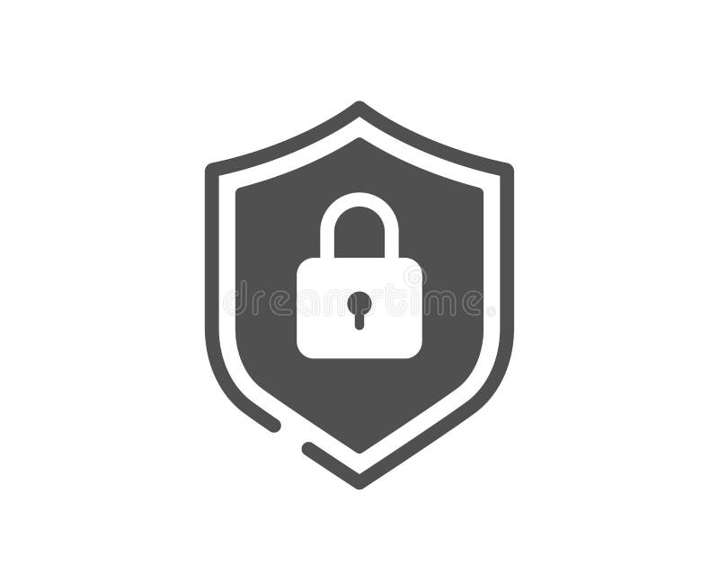 Shield Icon. Privacy Secure Sign. Vector Stock Vector - Illustration of ...
