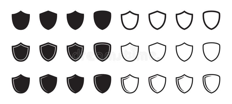 Key Icon, Protection and Security Vector Icons Set Cyber Computer ...