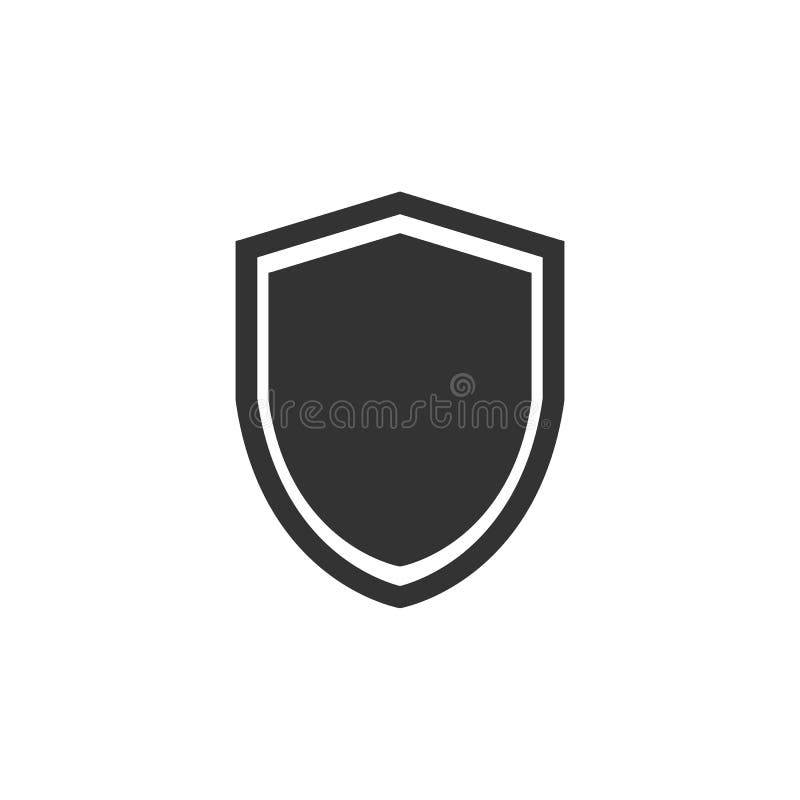 Shield Icon. Protection Sign. Vector Illustration, Flat Design Stock ...