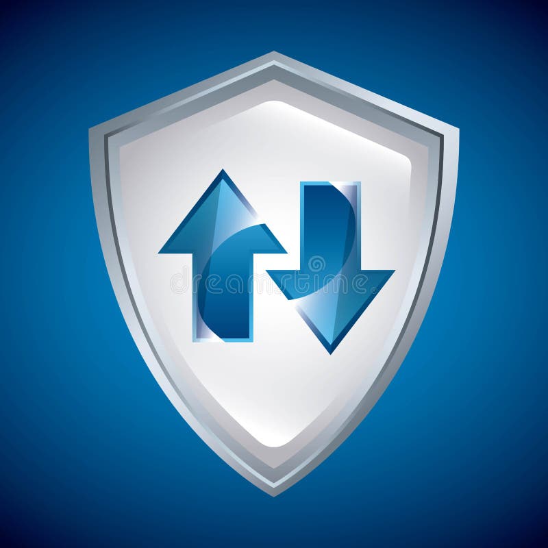 Shield Icon. Security Design. Vector Graphic Stock Vector ...