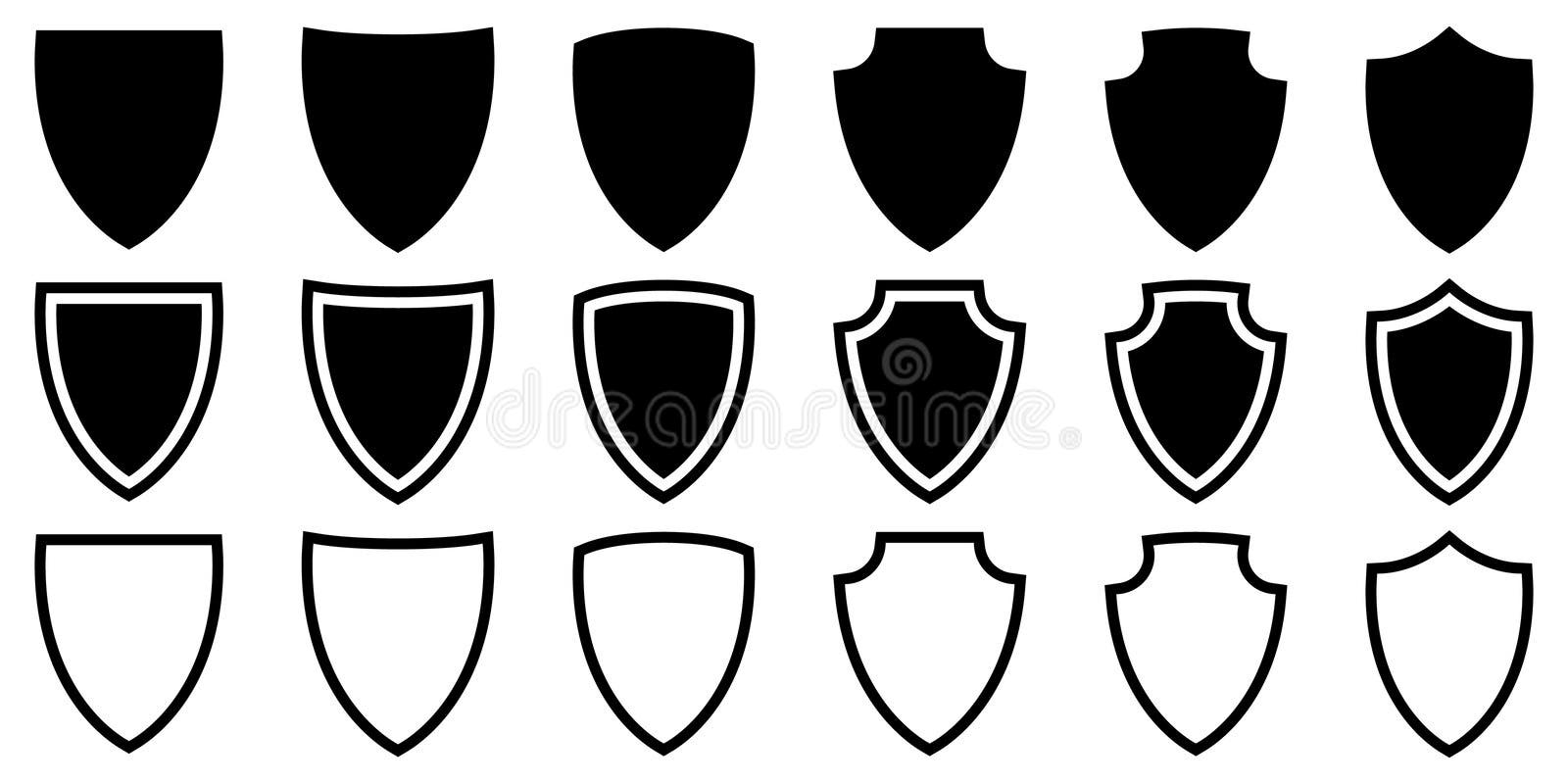 Shields Forms Stock Illustrations – 24 Shields Forms Stock ...