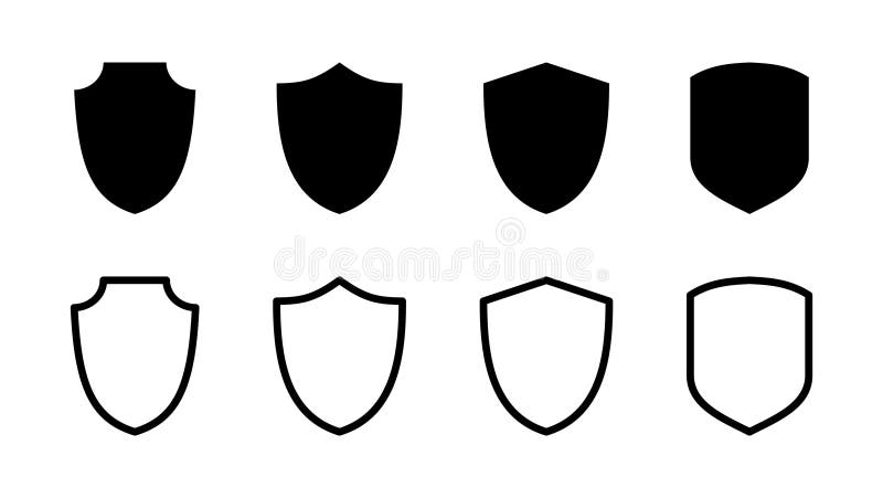 Shield Icon . Protection Icon Vector. Security Vector Icon Stock Vector ...