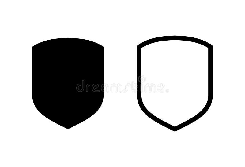 Shield Icon . Protection Icon Vector. Security Vector Icon Stock Vector ...