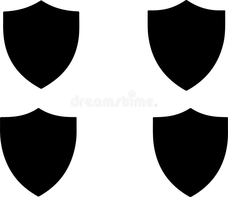 Curved Top Rectangle Shield Stock Illustrations – 7 Curved Top ...