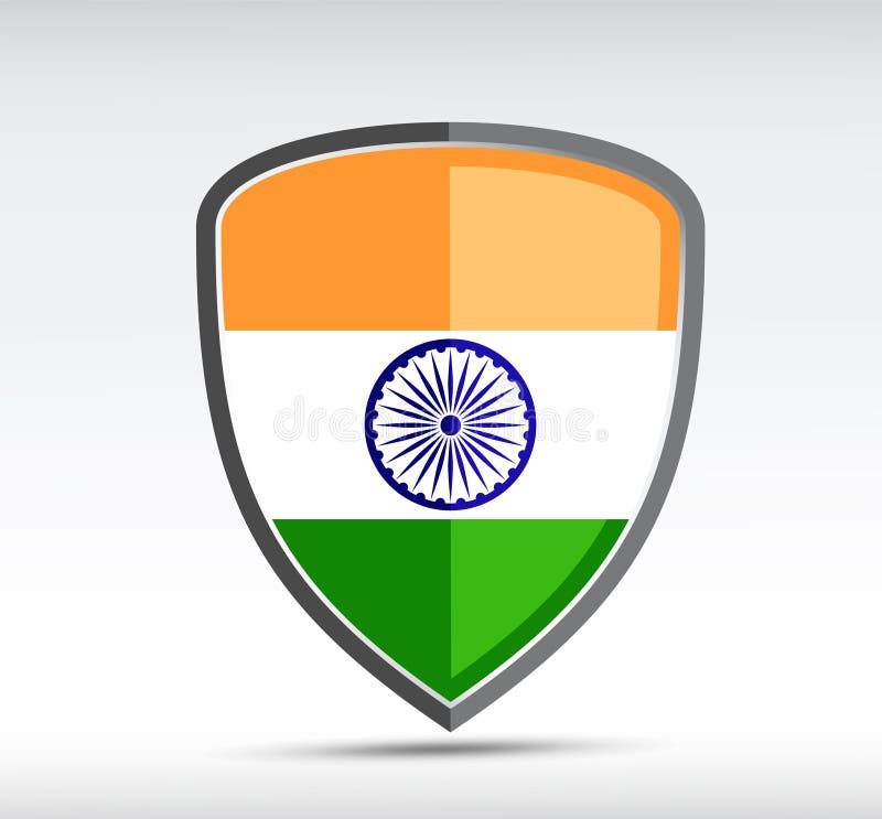 Shield Flag India Stock Illustrations – 419 Shield Flag India Stock ...