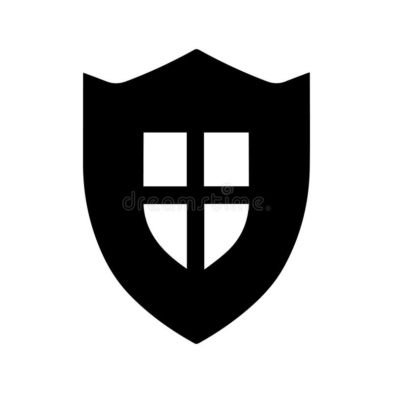 Shield Icon - Symbol Representing Security, Protection, and ...
