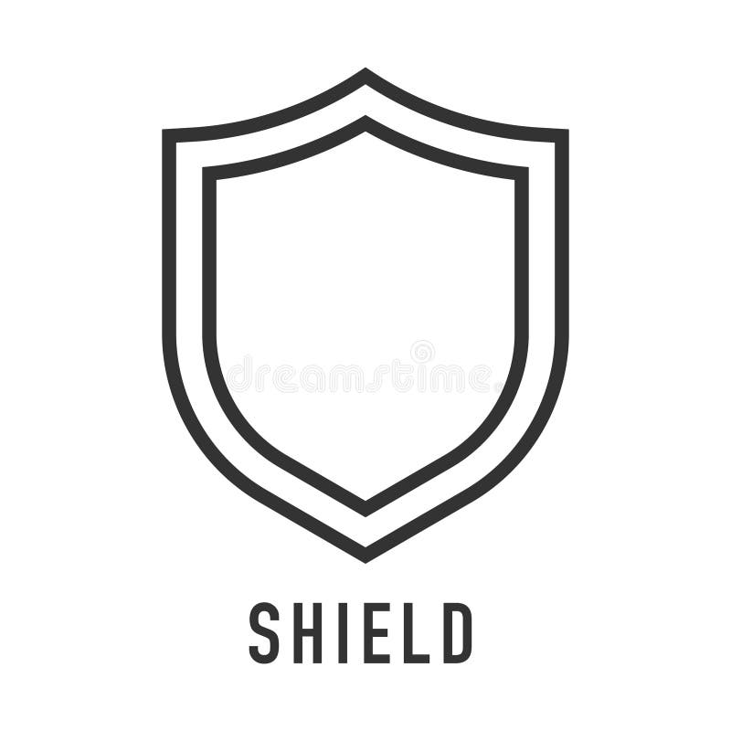 Shield Icon Template Color Editable. Shield Symbol Vector Sign Stock ...