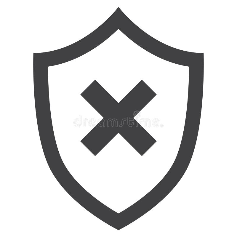 Shield Icon in Trendy Flat Style Isolated, Shield with a Checkmark in ...