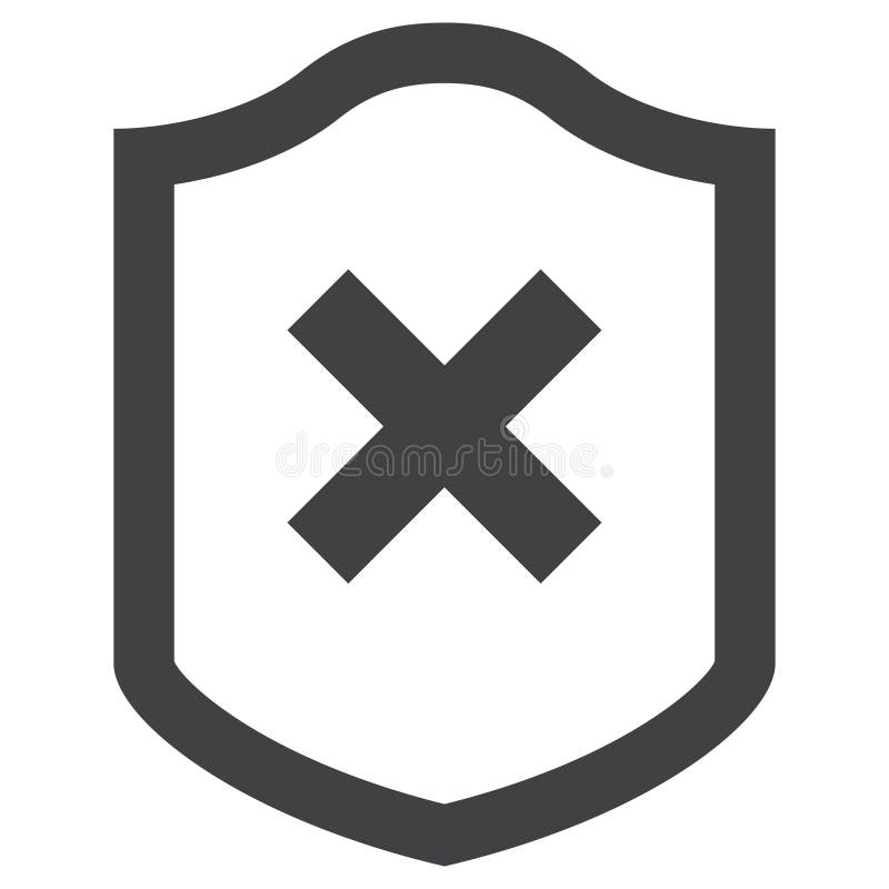 Shield Icon in Trendy Flat Style Isolated, Shield with a Checkmark in ...