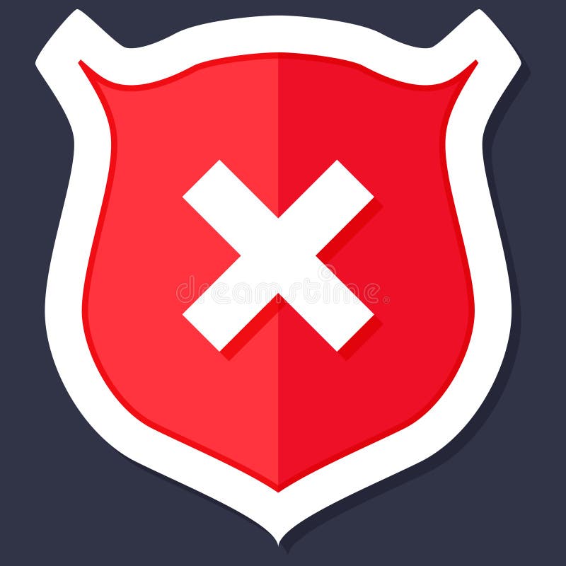 Shield Icon in Trendy Flat Style Isolated, Shield with a Checkmark in ...