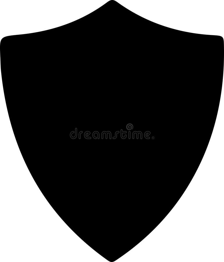 Shield Icon. Shield Icon Vector Illustration. Shield Silhouette Stock ...