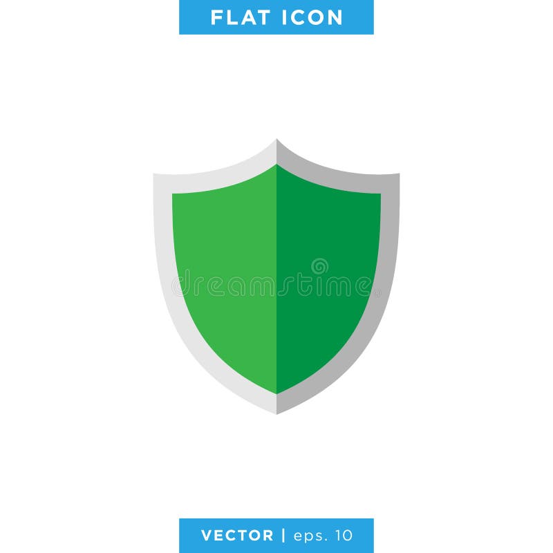 Shield Icon Vector Design Template Stock Vector - Illustration of clean ...