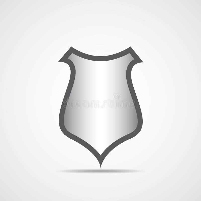 Shield Icon. Vector Illustration. Stock Illustration - Illustration of ...