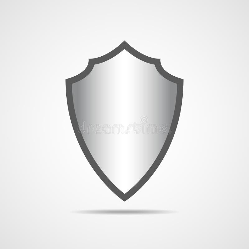 Shield Icon. Vector Illustration. Stock Illustration - Illustration of ...